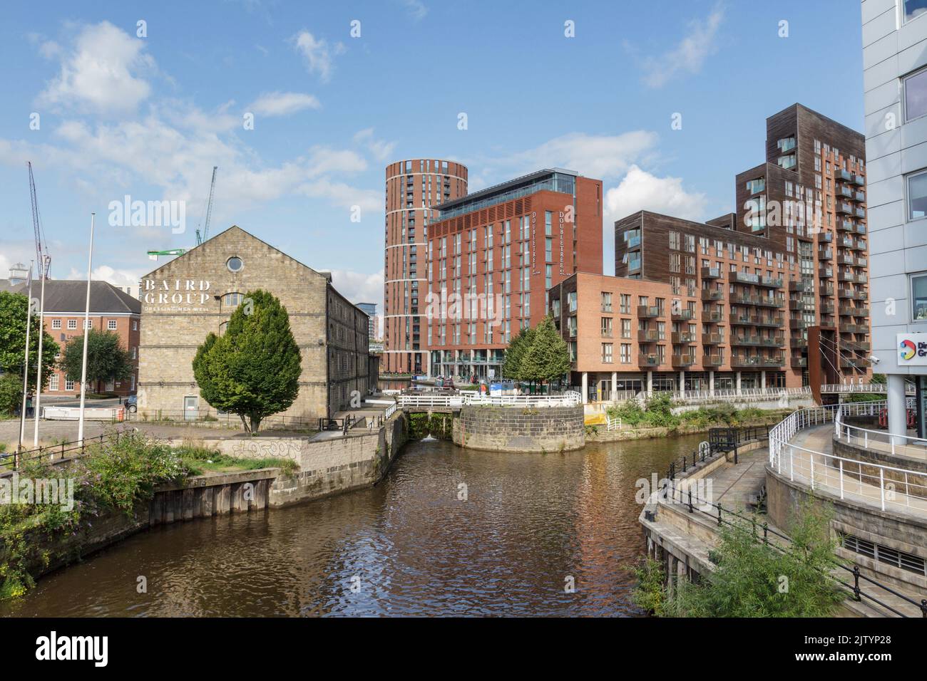 DoubleTree by Hilton in theLeeds Dock area, a mixed development with ...