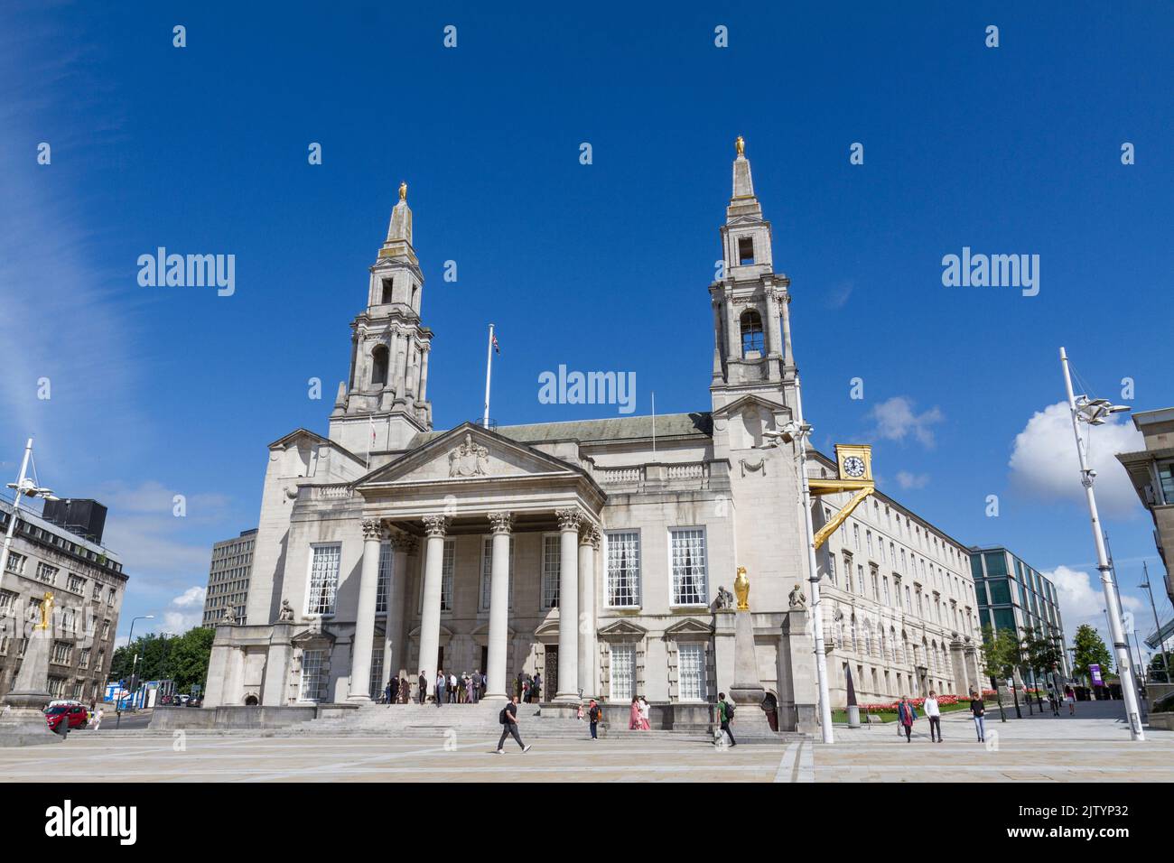 Leeds Civic Hall, Millenium Square, Leeds, West Yorkshire, UK Stock ...