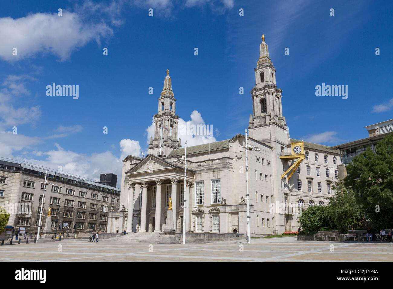 Leeds Civic Hall, Millenium Square, Leeds, West Yorkshire, UK Stock ...