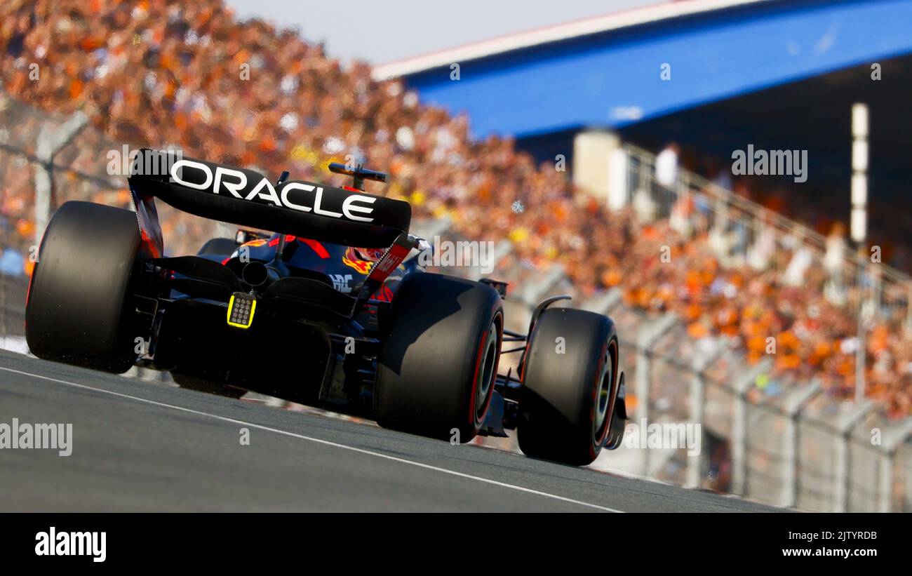 Zandvoort, Netherlands. 02nd Sep, 2022. ZANDVOORT - Max Verstappen (Red Bull Racing) during 2nd ...