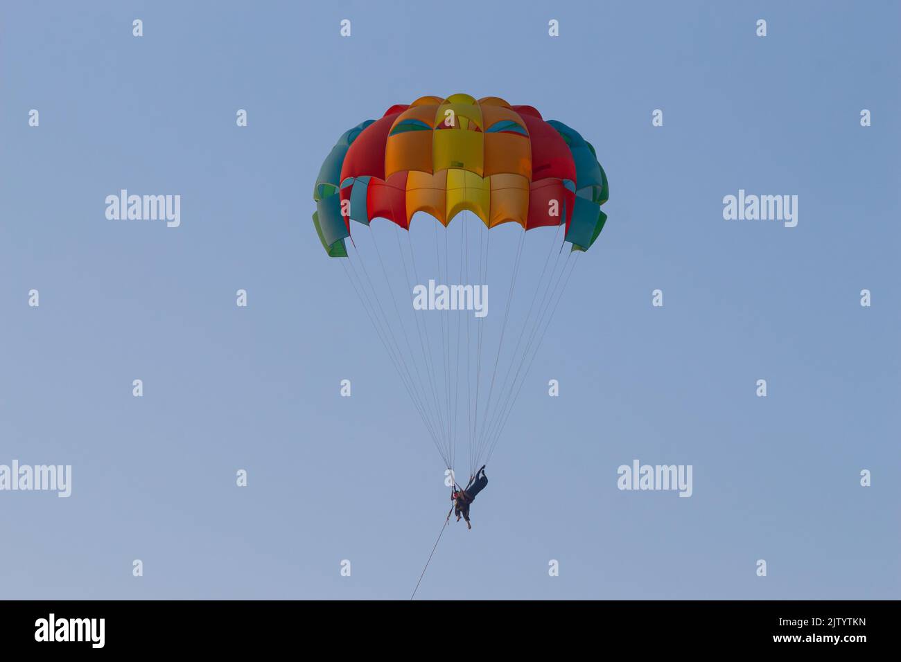 The Peoples Doing Paragliding on the Malpe Beach, Udupi, Karnataka ...