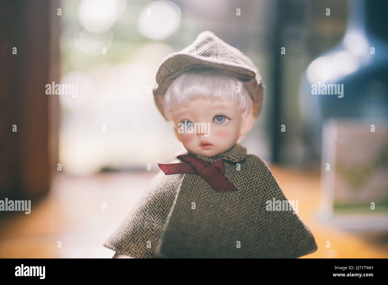 BJD dolls in Shanghai Moller Villa with fancy suits Stock Photo - Alamy