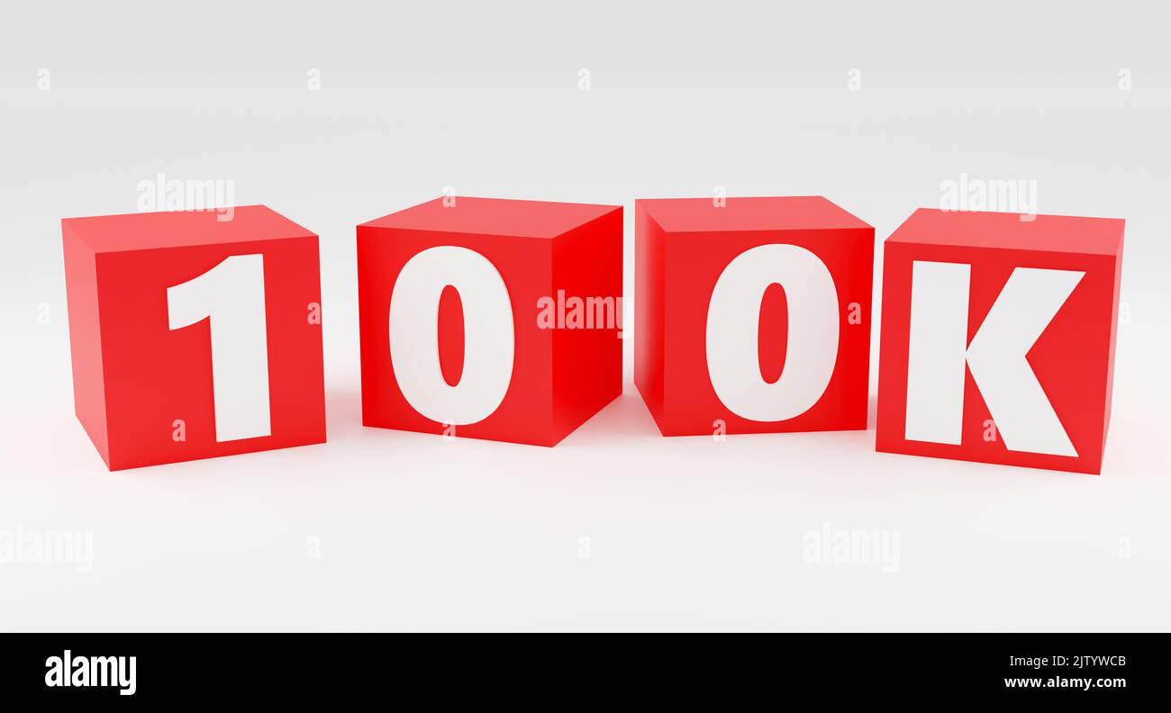 100k sign hi-res stock photography and images - Alamy