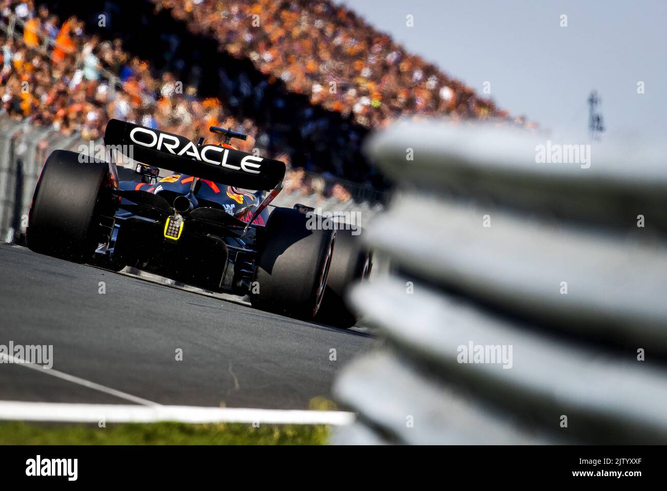 Zandvoort, Netherlands. 02nd Sep, 2022. ZANDVOORT - Max Verstappen (1) with the Oracle Red Bull ...