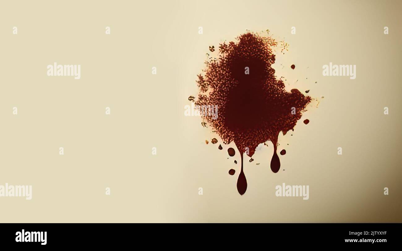 Abstract image on dirty background with blood stains on a murder scene ...