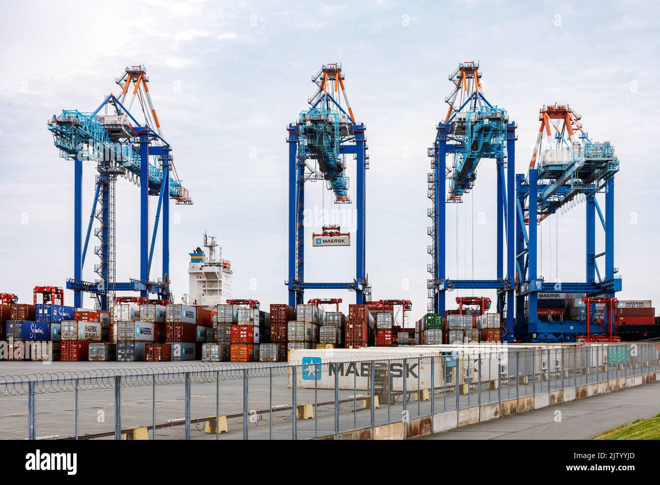 North Sea Terminal Bremerhaven Stock Photo - Alamy