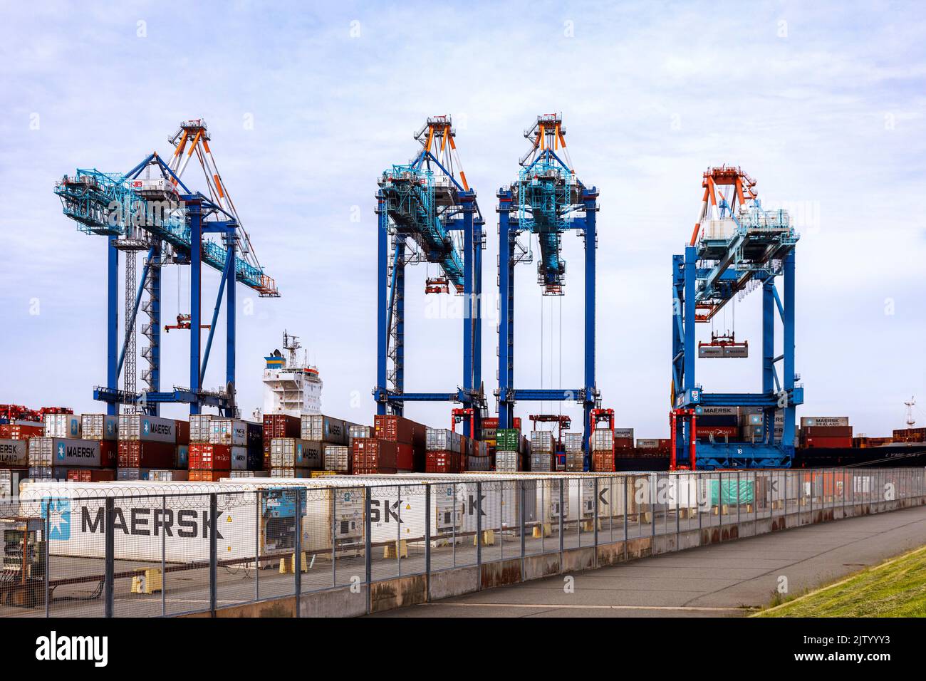North Sea Terminal Bremerhaven Stock Photo - Alamy
