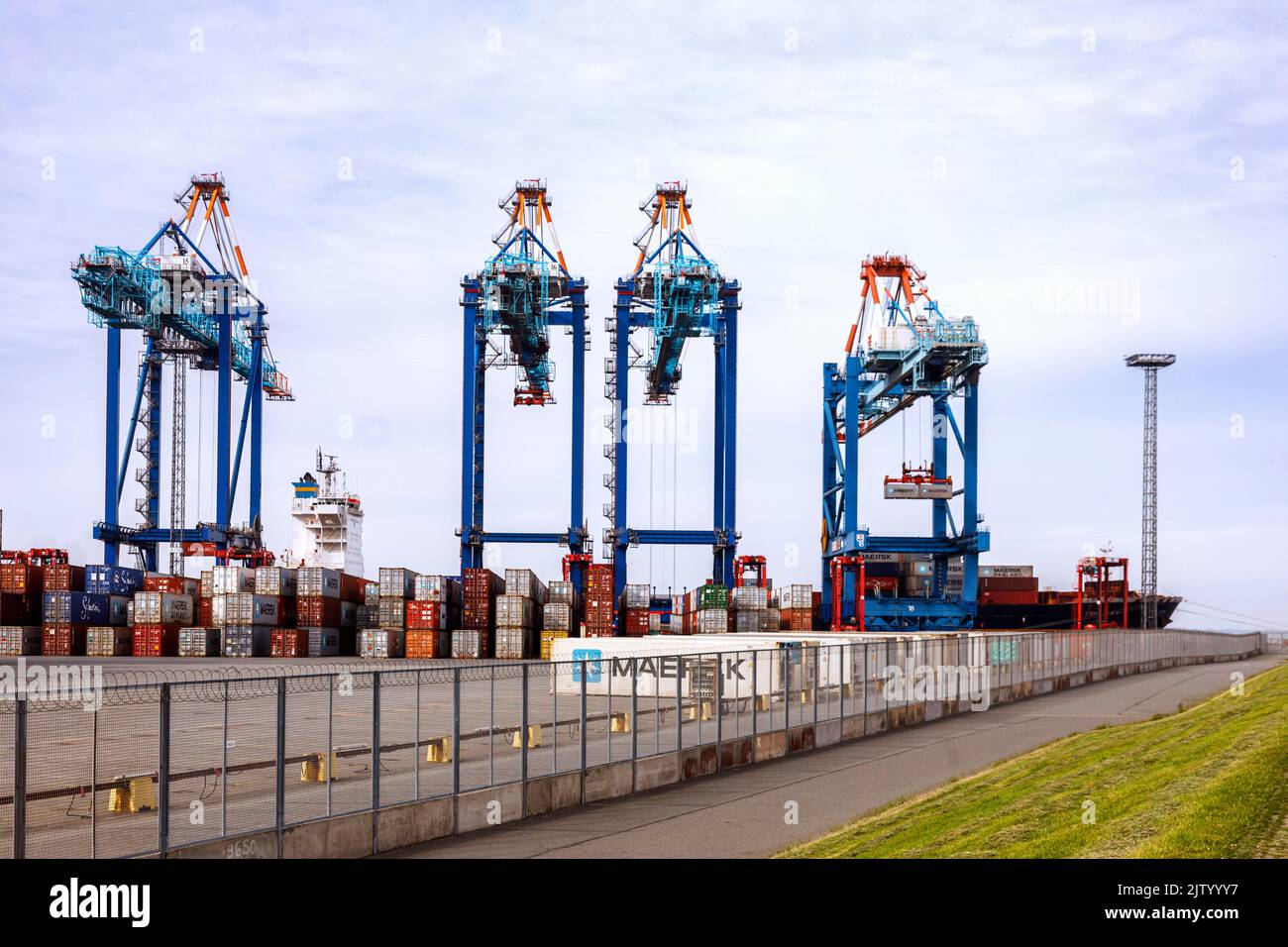 North Sea Terminal Bremerhaven Stock Photo - Alamy
