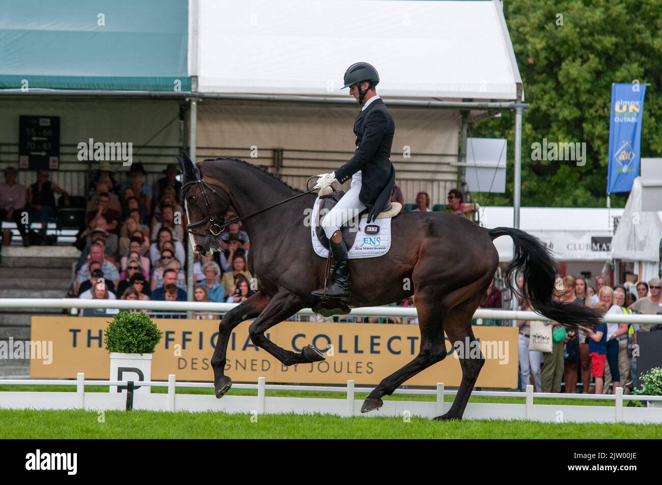Stamford, UK. 2nd Sep, 2022. Phil Brown riding Harry Robinson ...