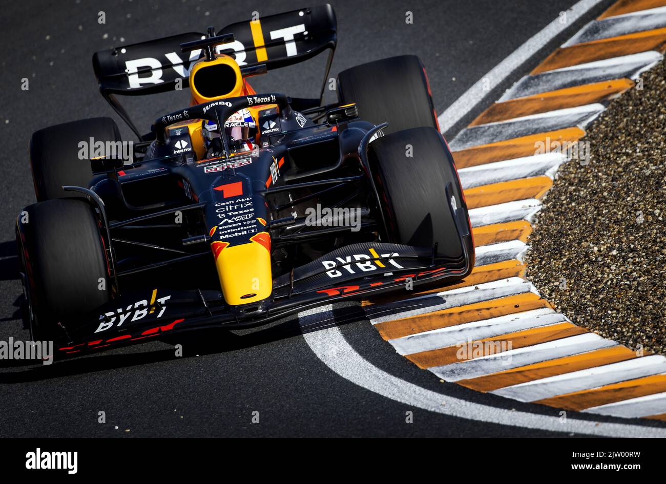 Zandvoort, Netherlands. 02nd Sep, 2022. ZANDVOORT - Max Verstappen (1) with the Oracle Red Bull ...