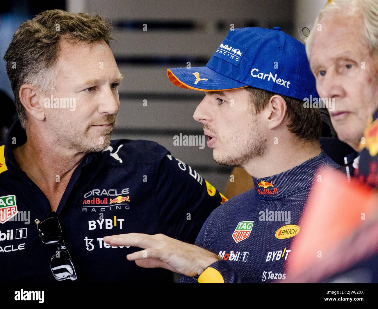 Christian horner max verstappen hi-res stock photography and images - Alamy