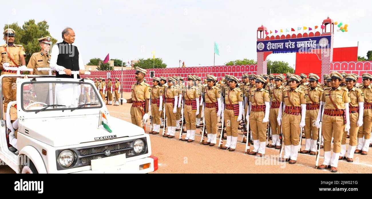 Jaipur, India, September 2, 2022: Rajasthan Chief minister Ashok Gehlot ...