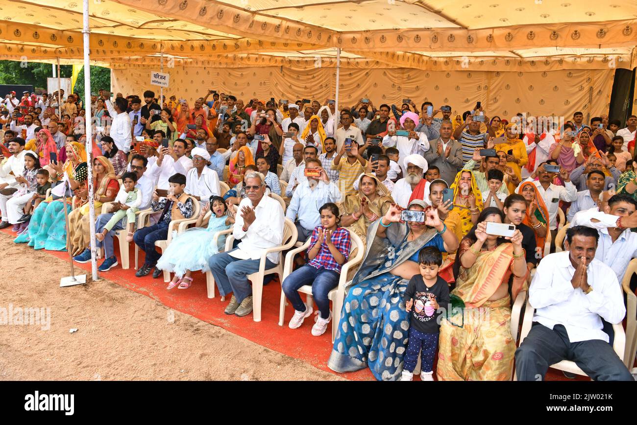 Jaipur, India, September 2, 2022: People during Convocation Parade ...