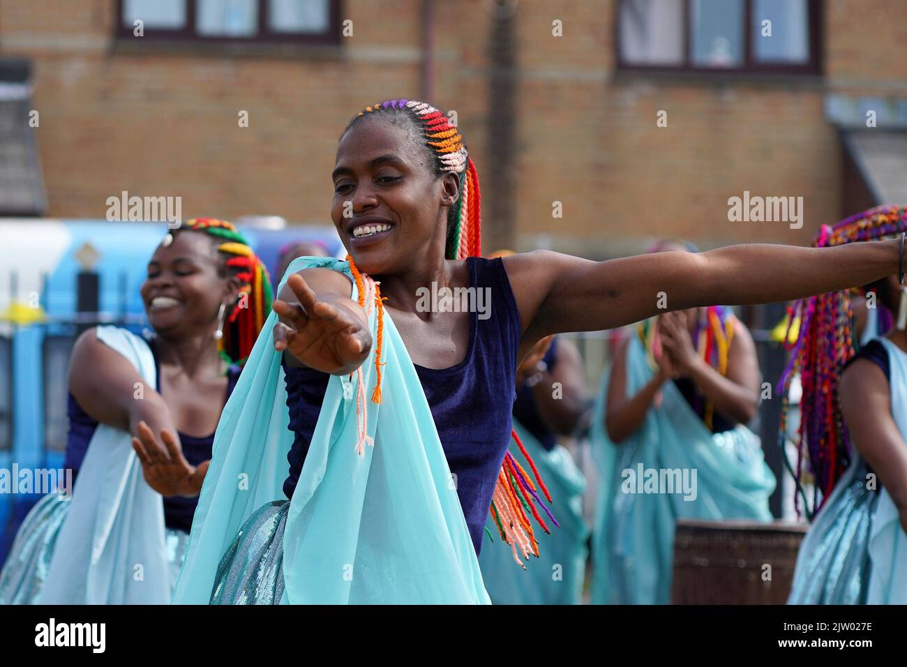 Ingoma Nshya Drummers from Rwanda playing the Clifton Street Festival ...