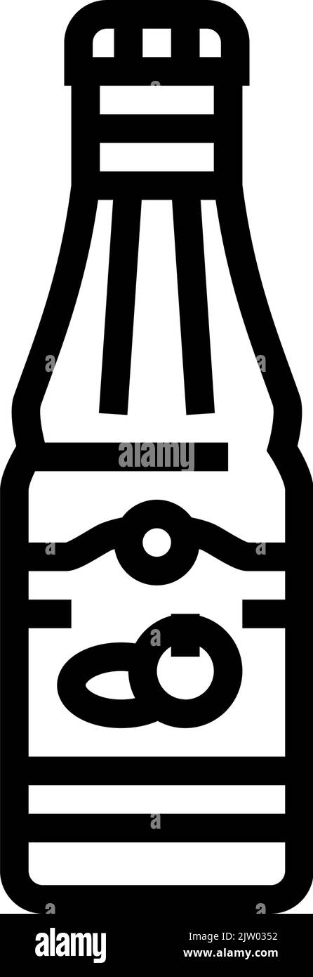 syrup blueberry line icon vector illustration Stock Vector Image & Art ...