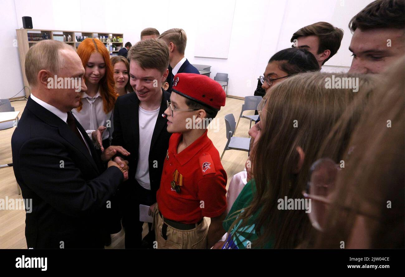 Kaliningrad, Russia. 01st Sep, 2022. Russian President Vladimir Putin ...