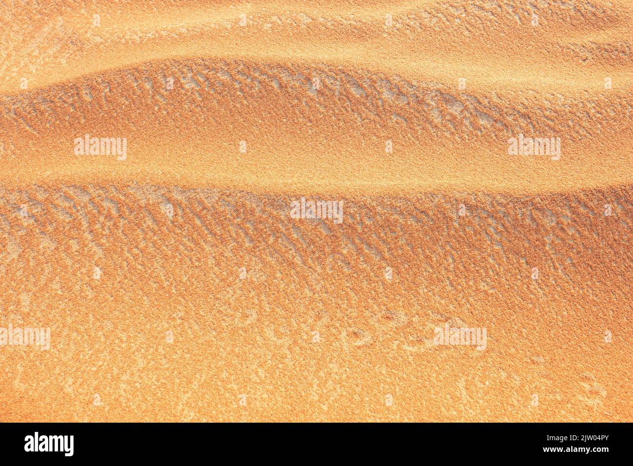 Close-up of yellow and red desert sand texture for background with copy ...