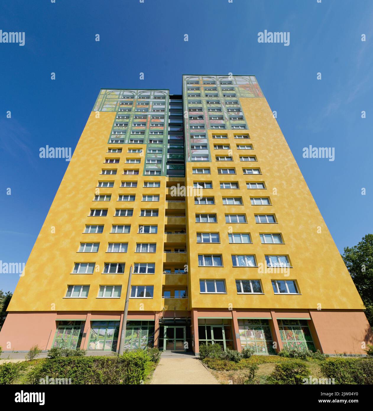 Flowertower, Allee der Kosmonauten 145, Marzahn, Berlin, Deutschland ...