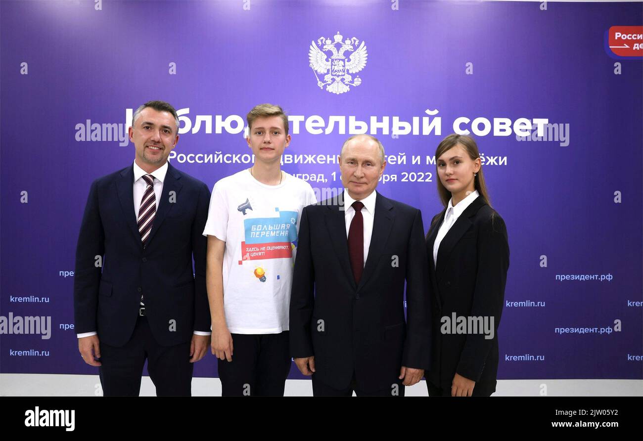Kaliningrad, Russia. 01st Sep, 2022. Russian President Vladimir Putin ...