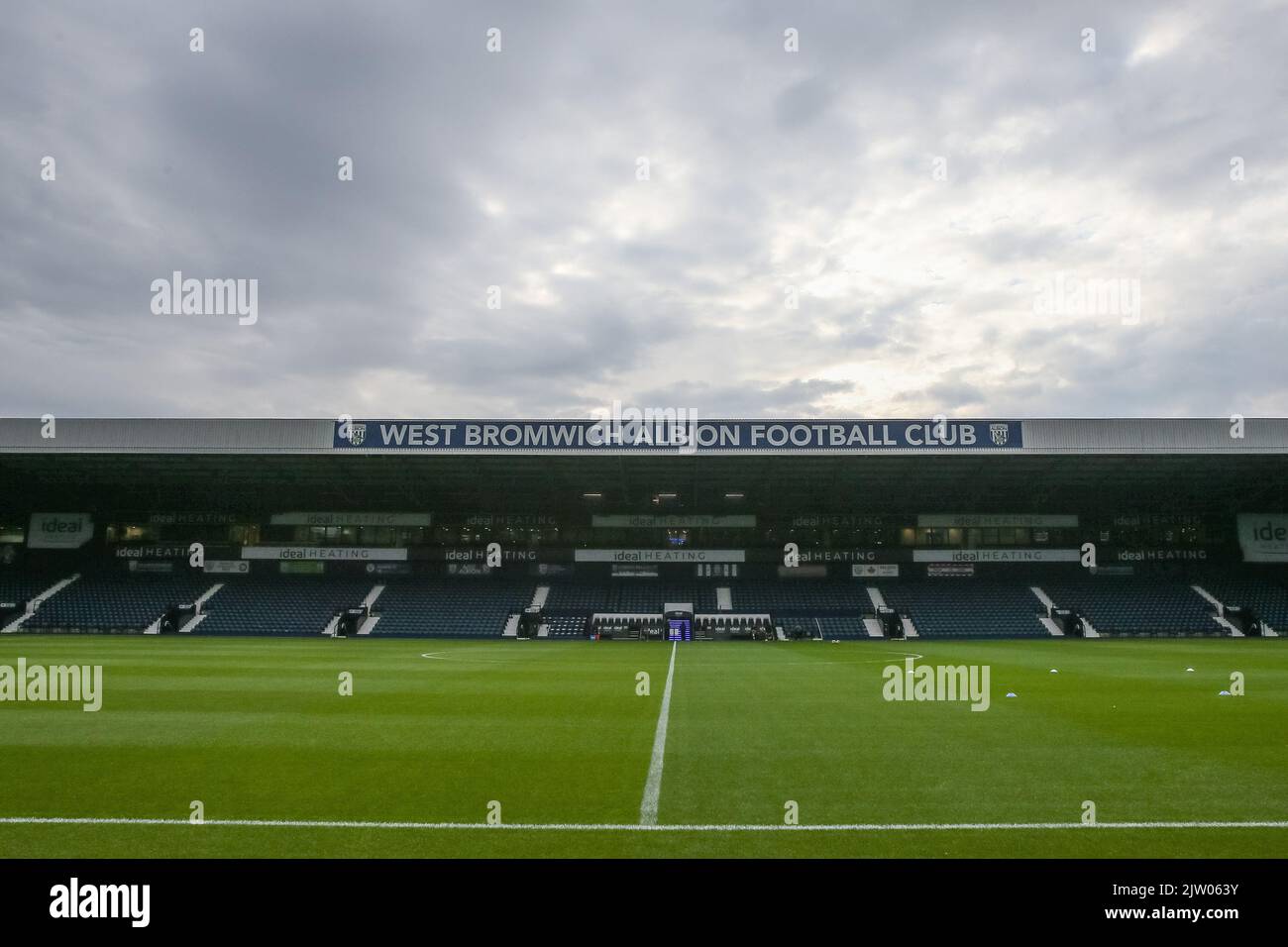 General view inside of The Hawthorns, home of West Bromwich Albion ...