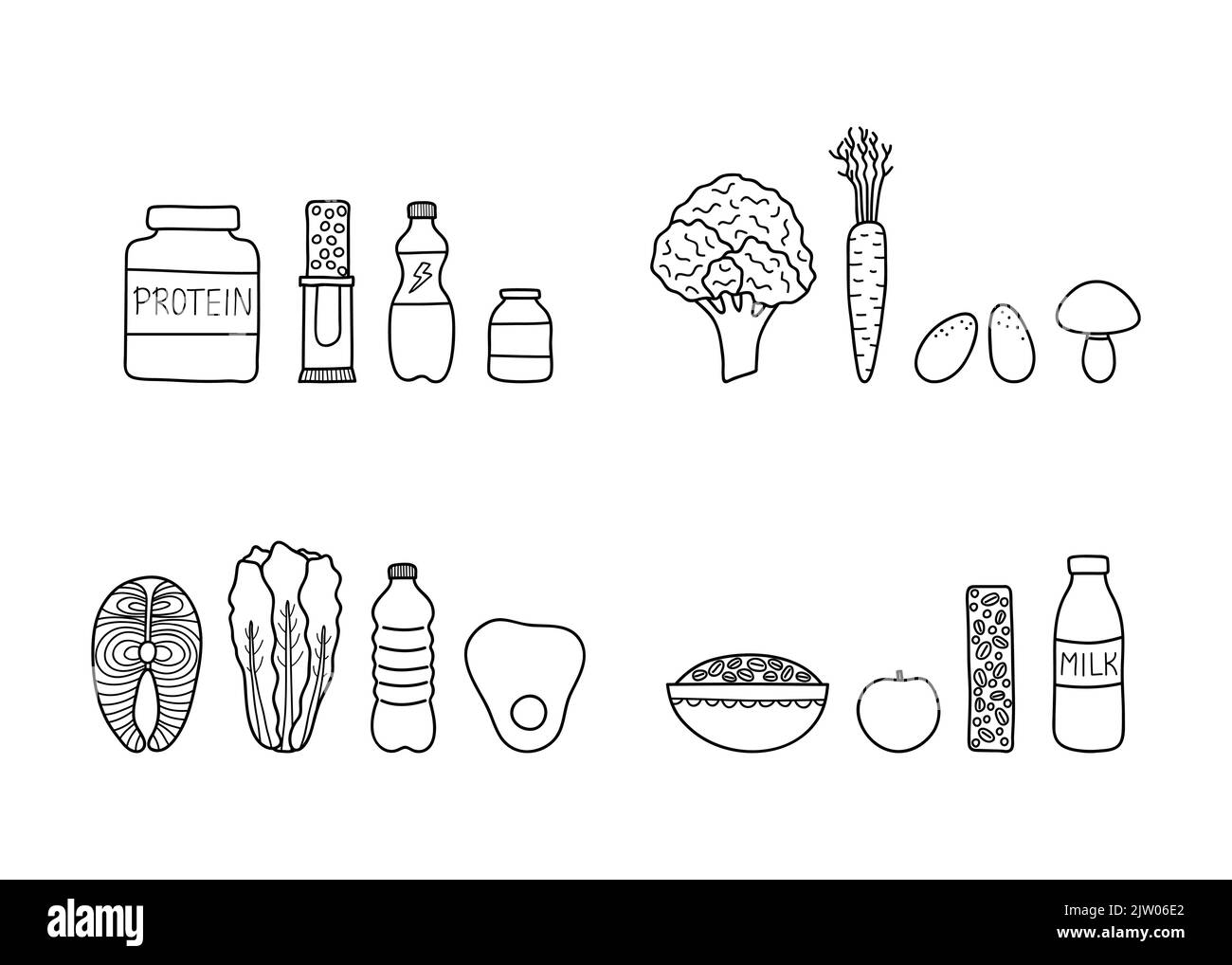 Protein Clipart Black And White