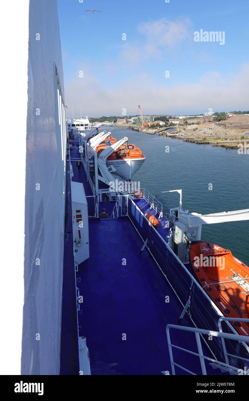 DFDS Ferry sailing from Newacstle overnight to Amsterdam, Netherlands ...