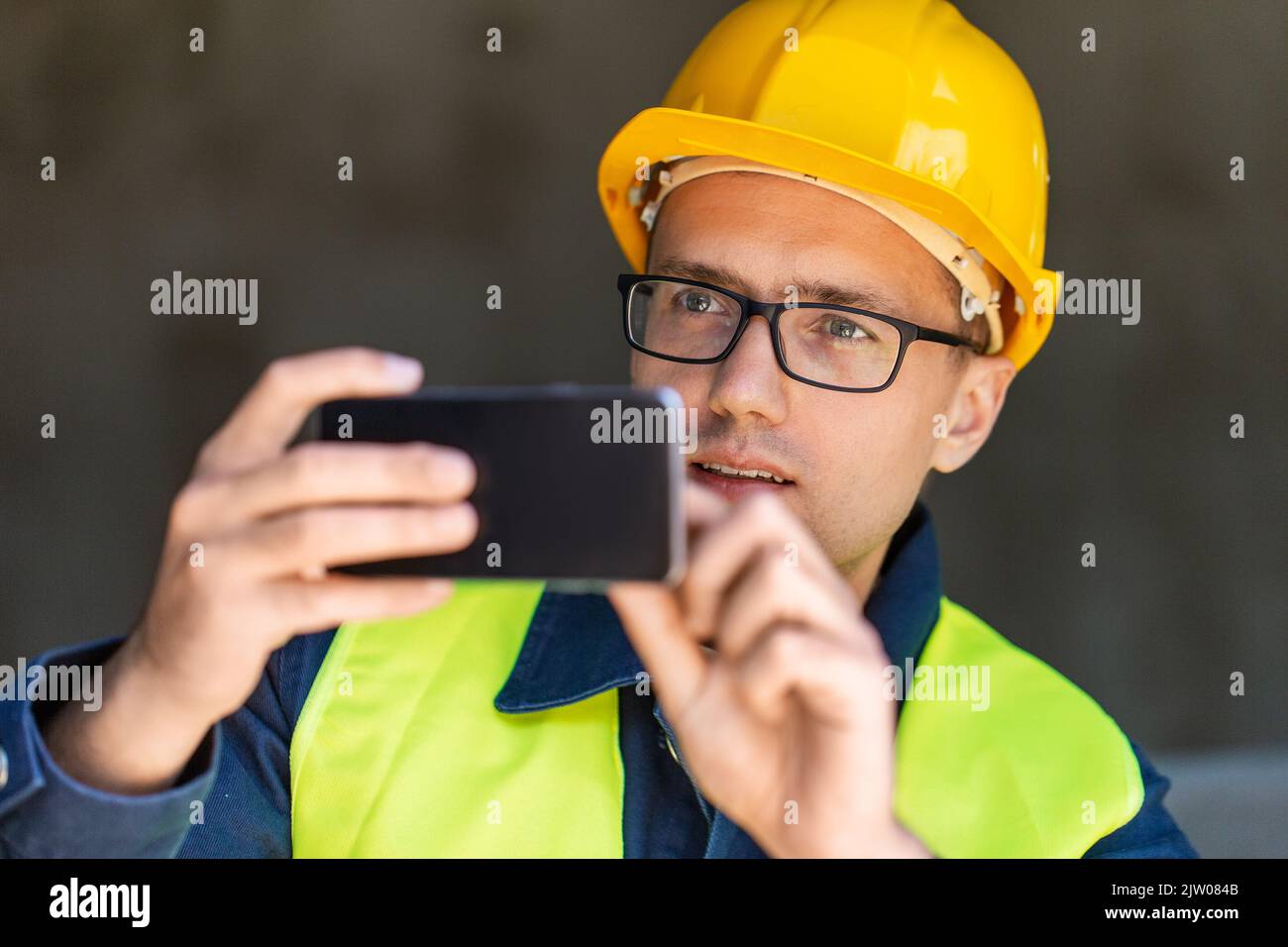 Construction concept smartphone blue hi-res stock photography and ...