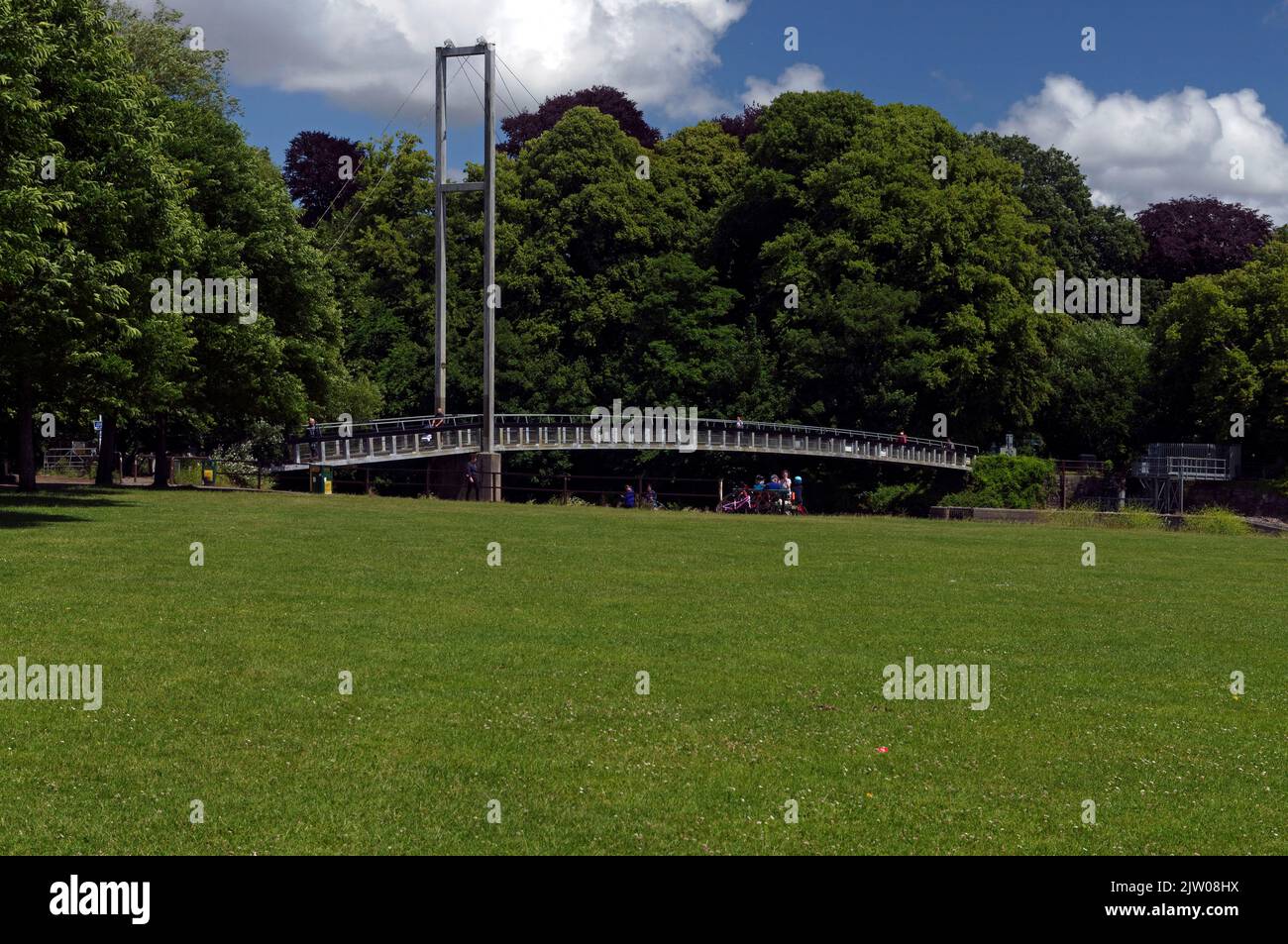 Blackweir bridge, Pontcanna Fields. Cardiff 2022 Stock Photo - Alamy