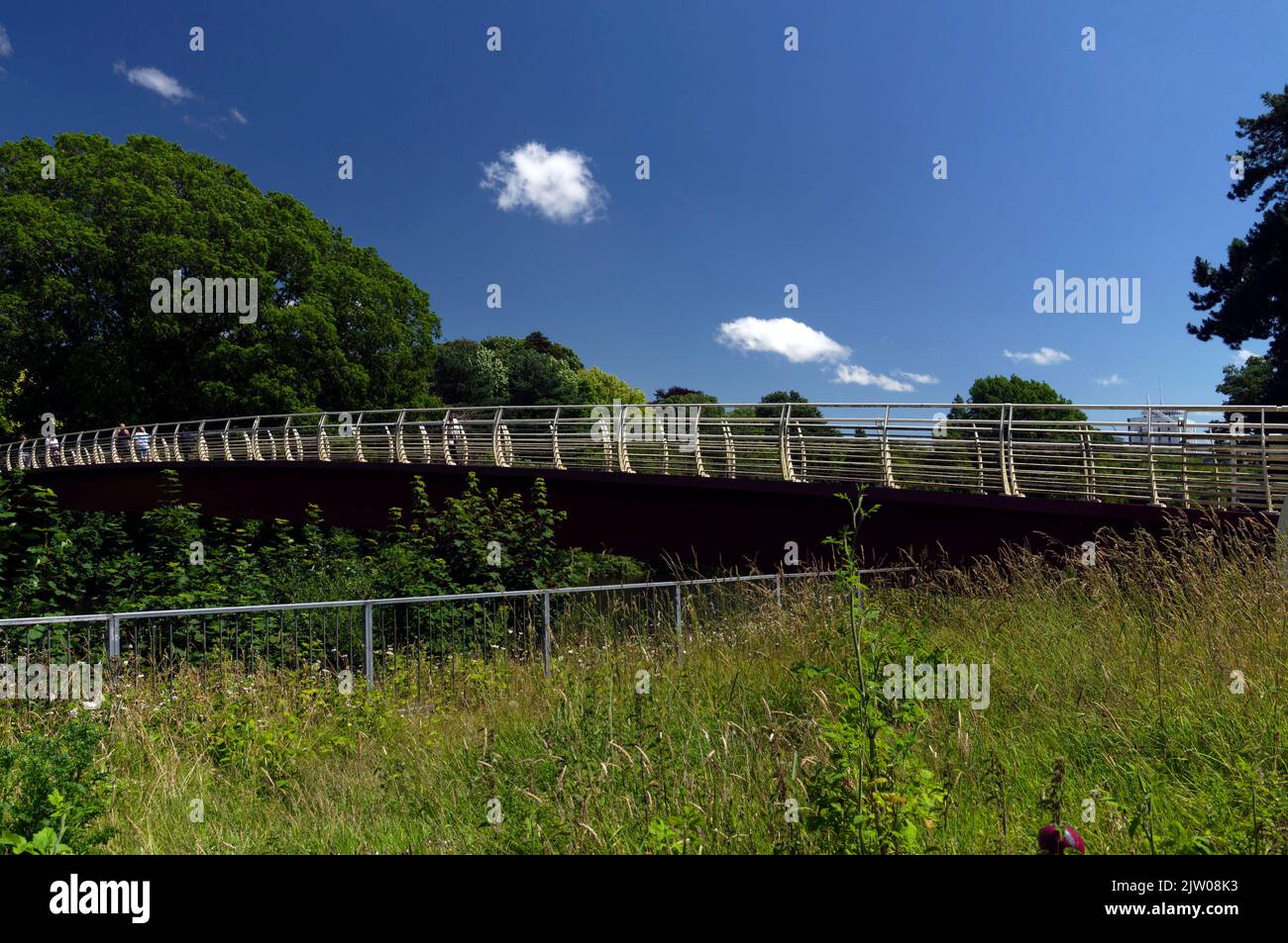 Blackweir bridge, Pontcanna Fields. Cardiff 2022 Stock Photo - Alamy