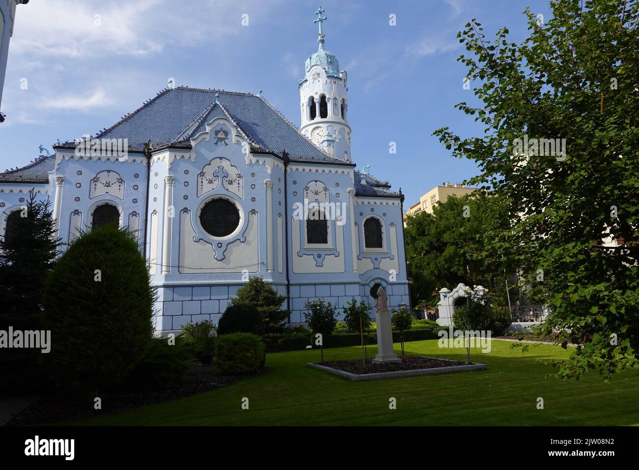 The Church of St. Elisabeth, The Blue Church, Bratislava, Slovakia ...
