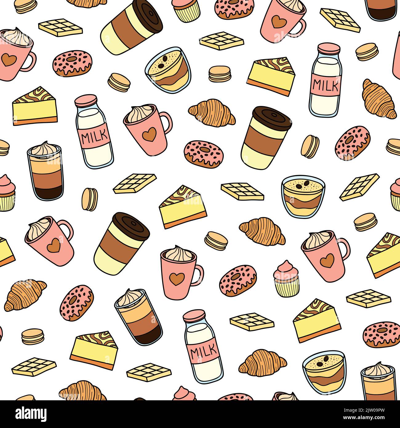 Rose cocoa bean Stock Vector Images - Alamy