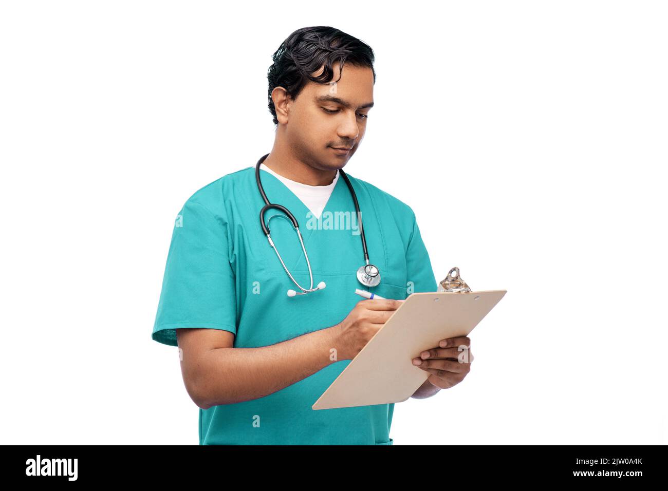 Medical staff writing hi-res stock photography and images - Alamy