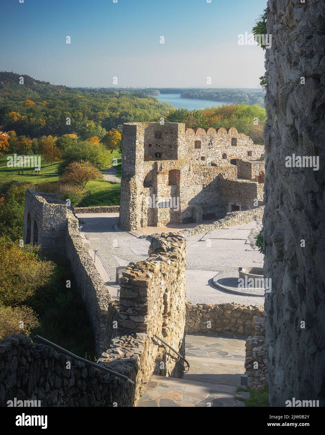 Middle Castle and Courtyard of Devon Castle - Bratislava, Slovakia ...