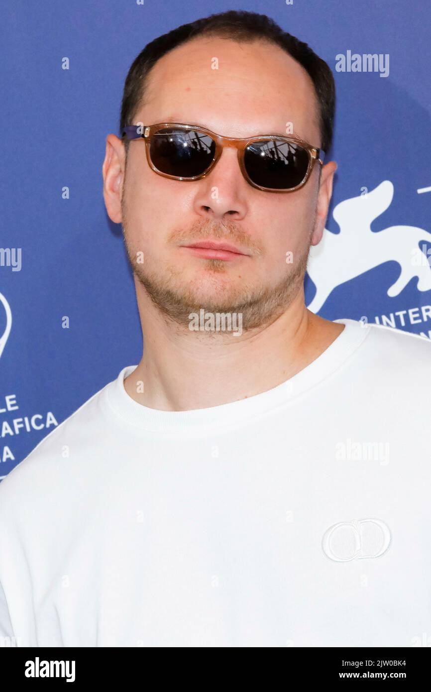Venice, Italy. 02nd Sep, 2022. Alexis Manenti poses at the photocall of ...