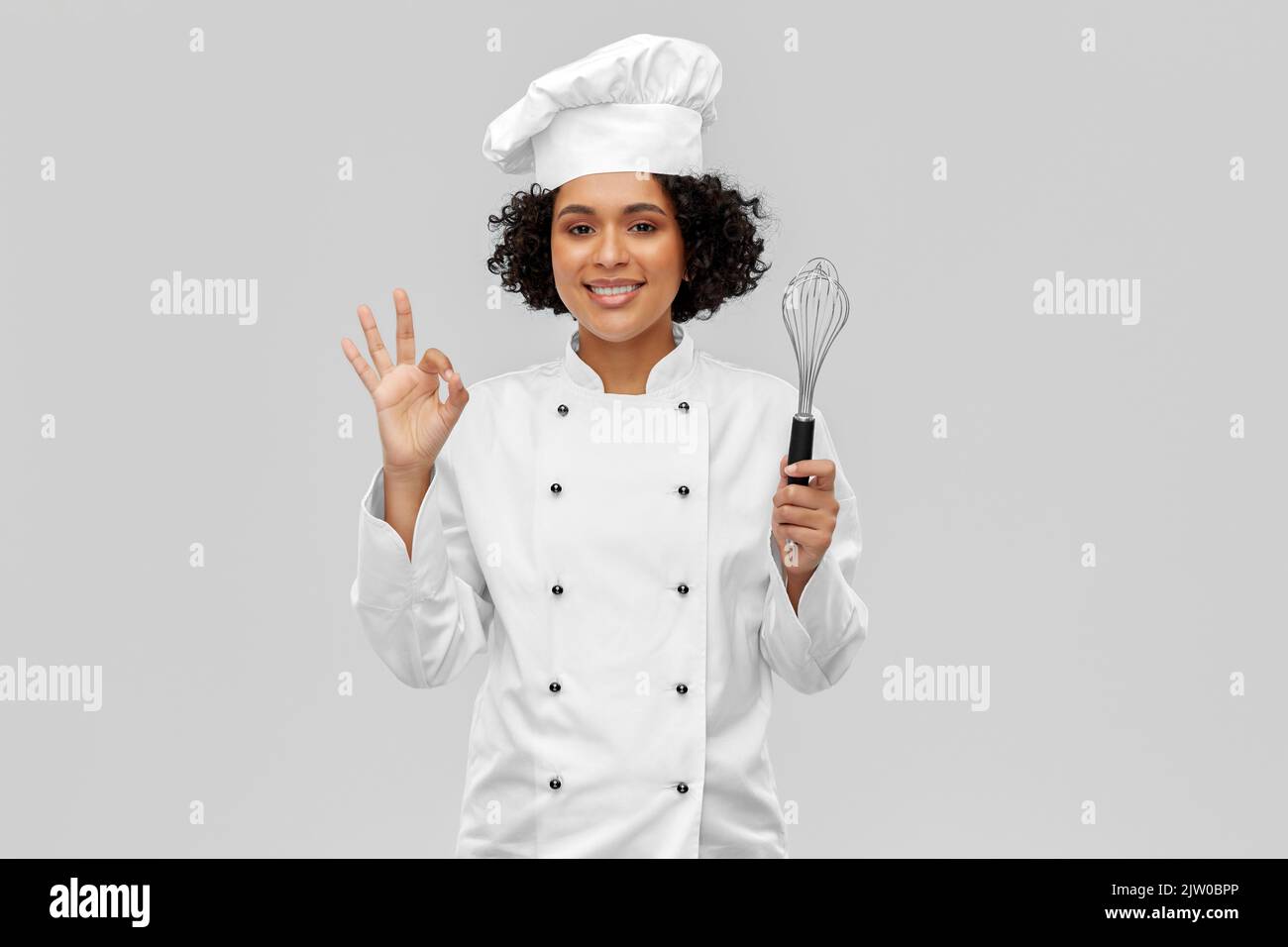 Woman gesture cook chef hi-res stock photography and images - Alamy