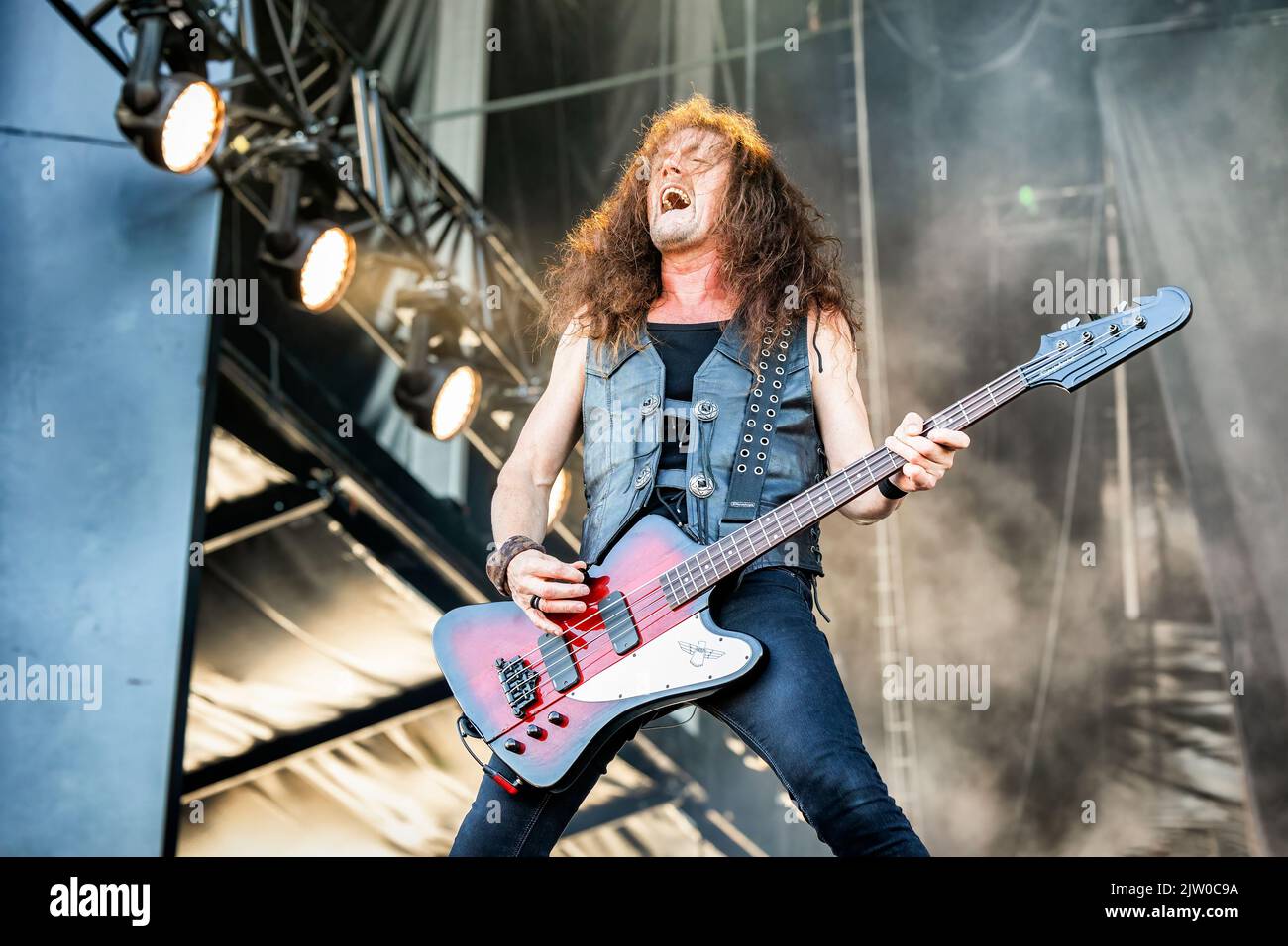 Solvesborg, Sweden. 10th, June 2022. The British heavy metal band Saxon ...