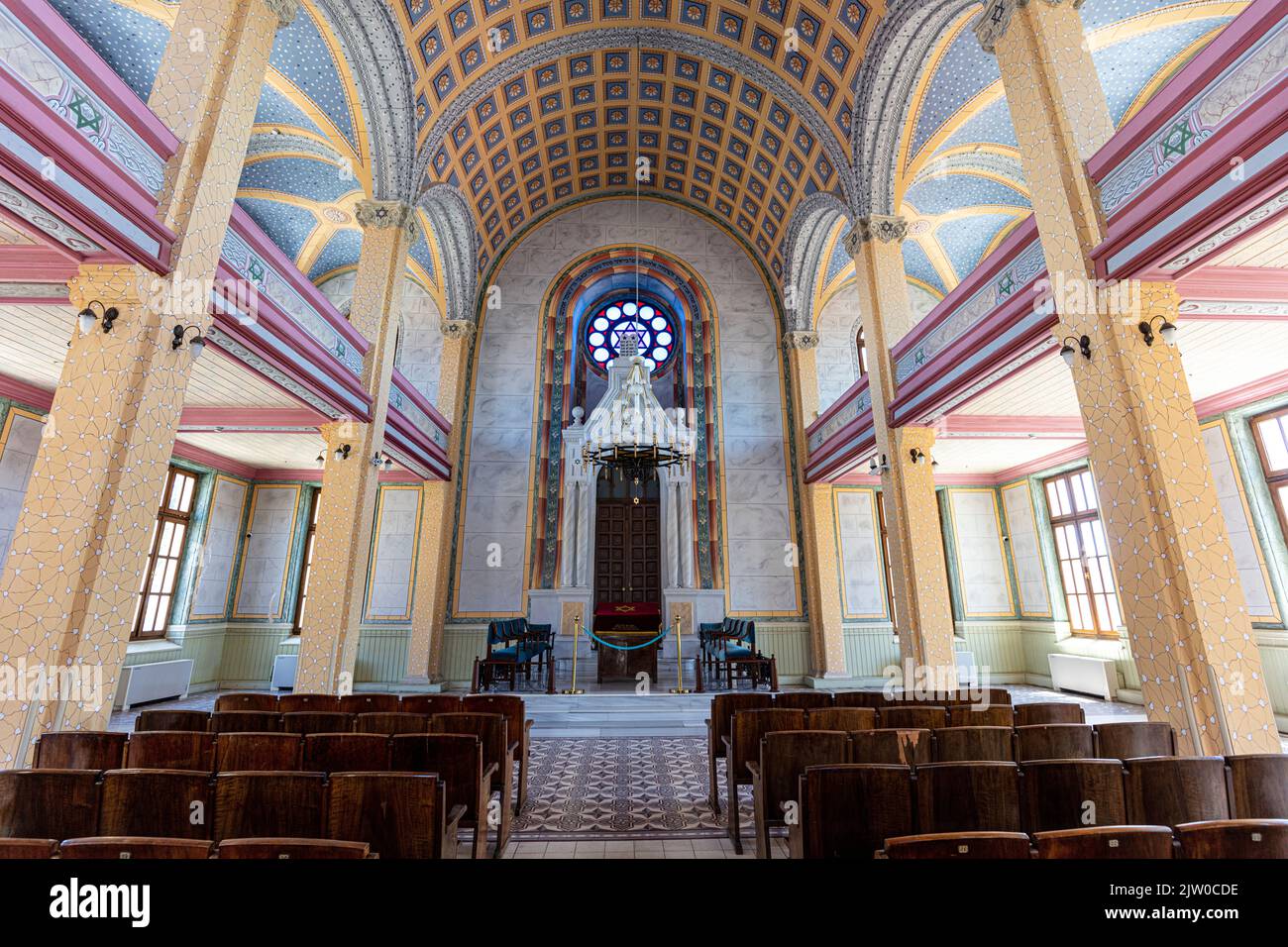 Edirne, Turkey - July 3, 2022: Great Synagogue in Edrine city, Turkey ... Edirne, Turkey - July 3, 2022: Great Synagogue in Edrine city, Turkey ...