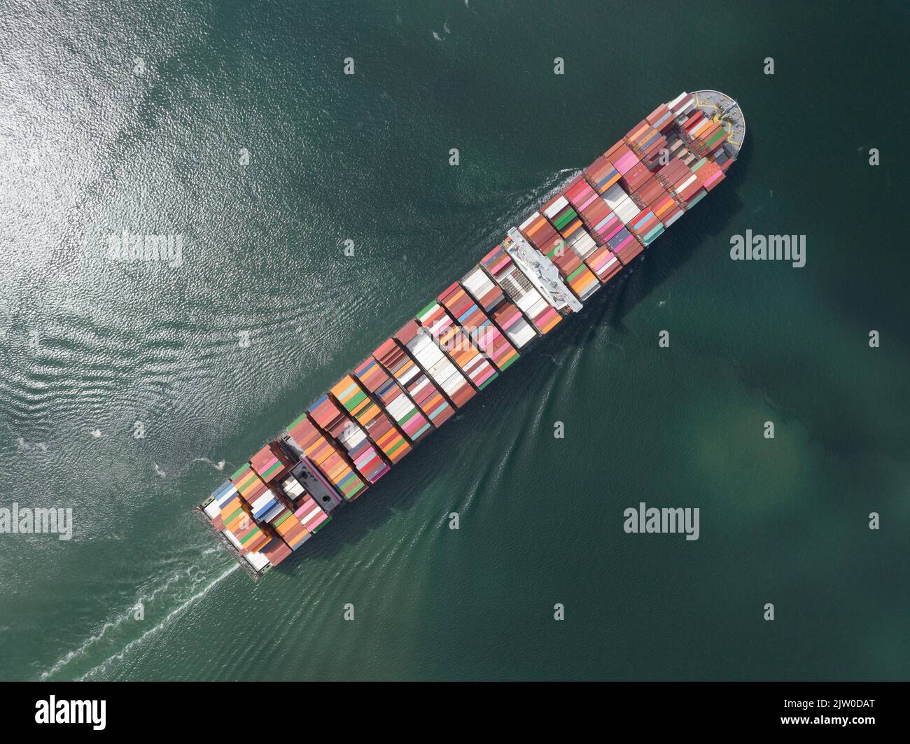 Top down ship logistics hi-res stock photography and images - Alamy