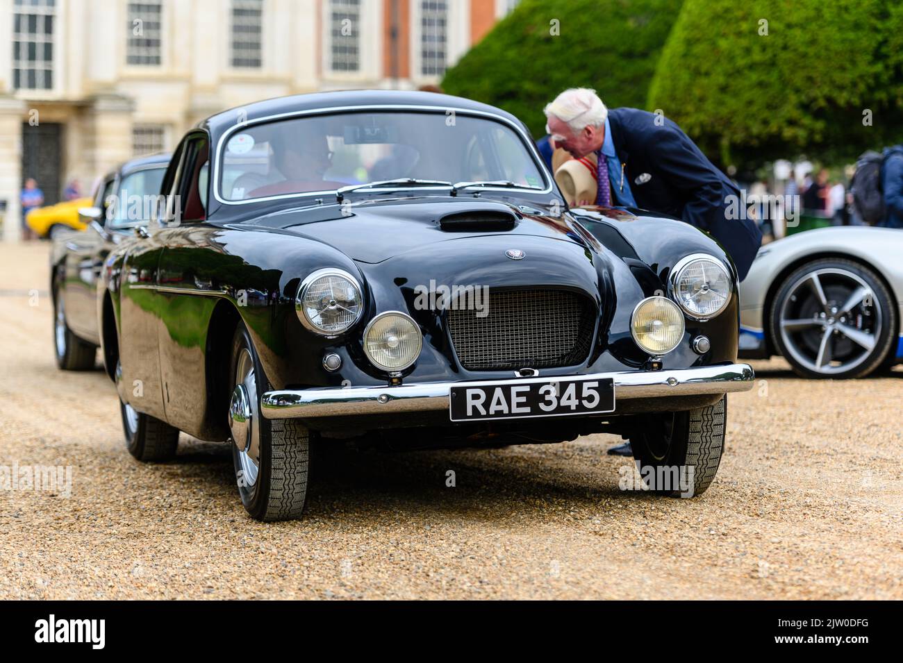 Cars arriving at The Concours of Elegance 2022 being held at Hampton ...