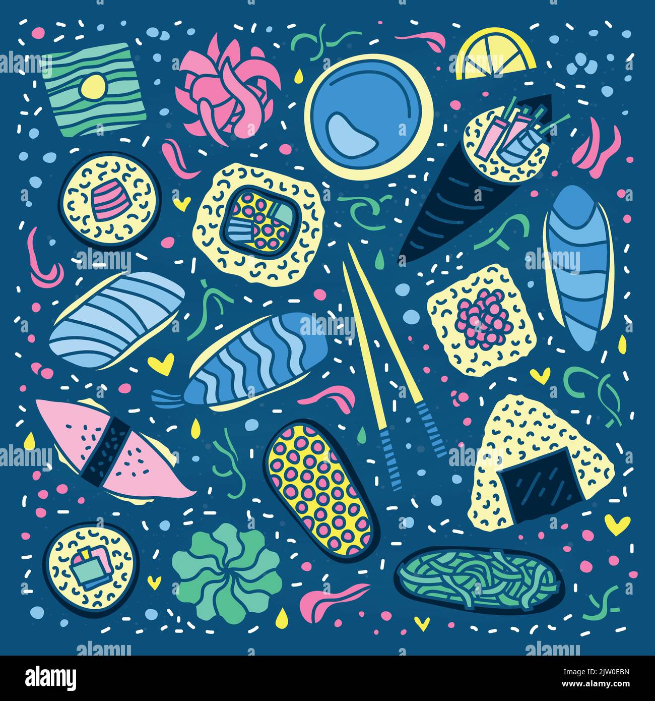 Wasabi top view Stock Vector Images - Alamy