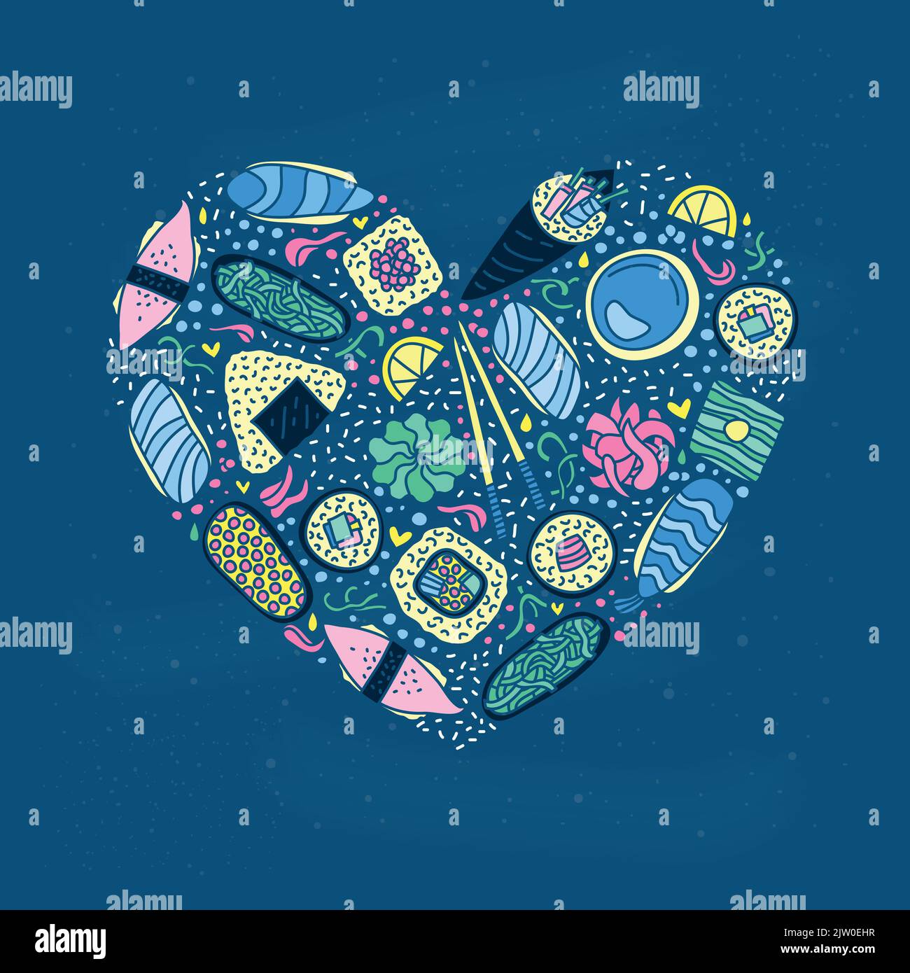 Wasabi top view Stock Vector Images - Alamy