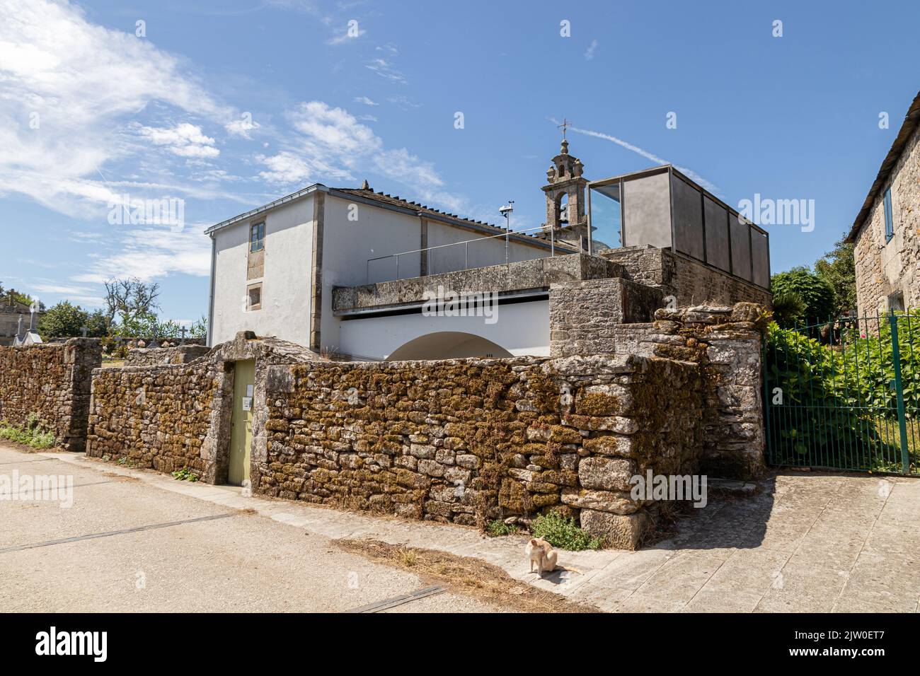 Boveda de Mera, Spain. The Roman Temple of Santalla or Santa Eulalia ...