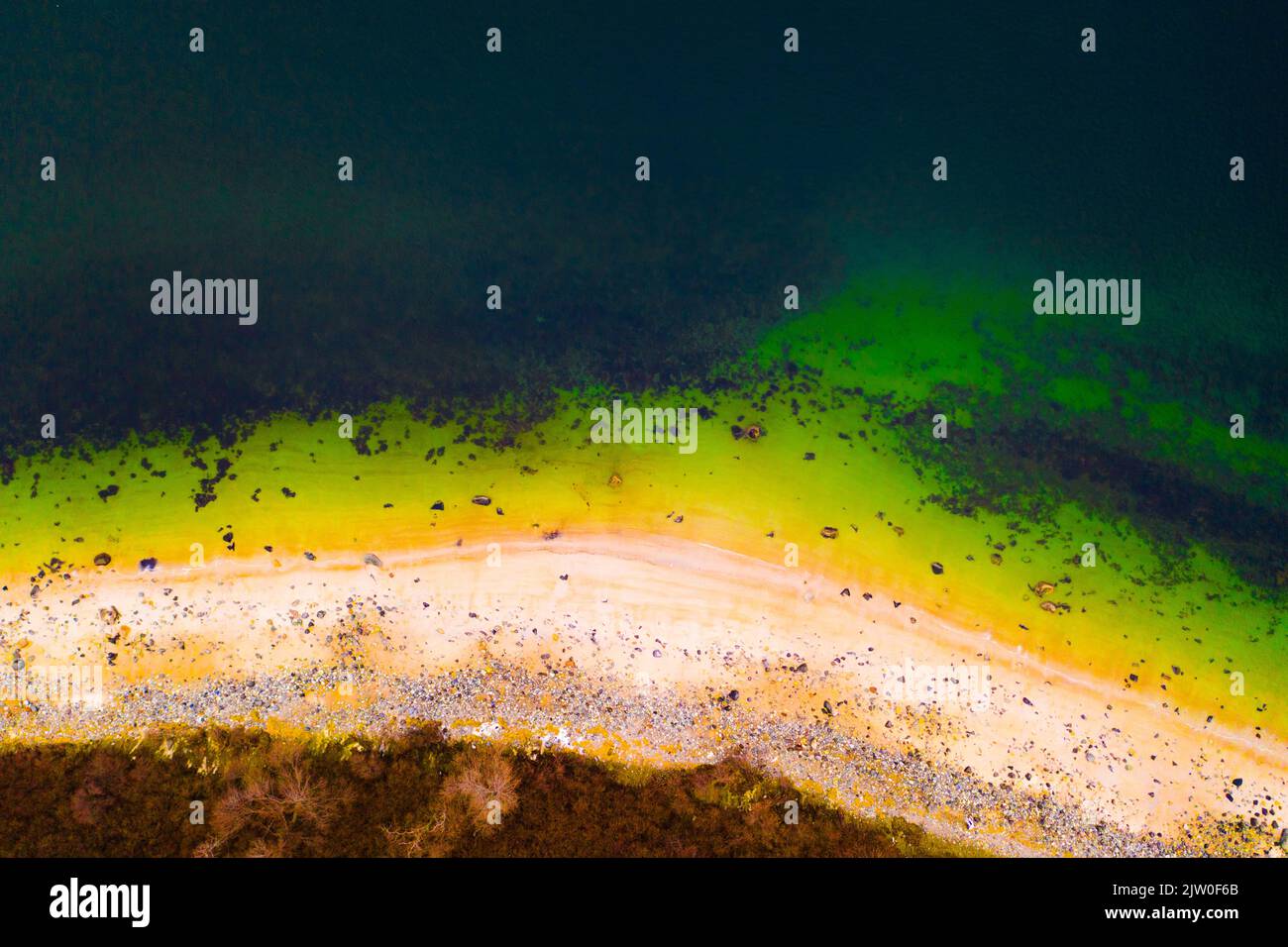 Aerial abstract relaxing coast beach hi-res stock photography and ...