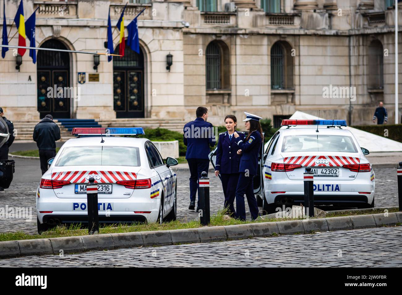 Romanian Police (Politia Romana) car show in Bucharest, Romania, 2022 ...