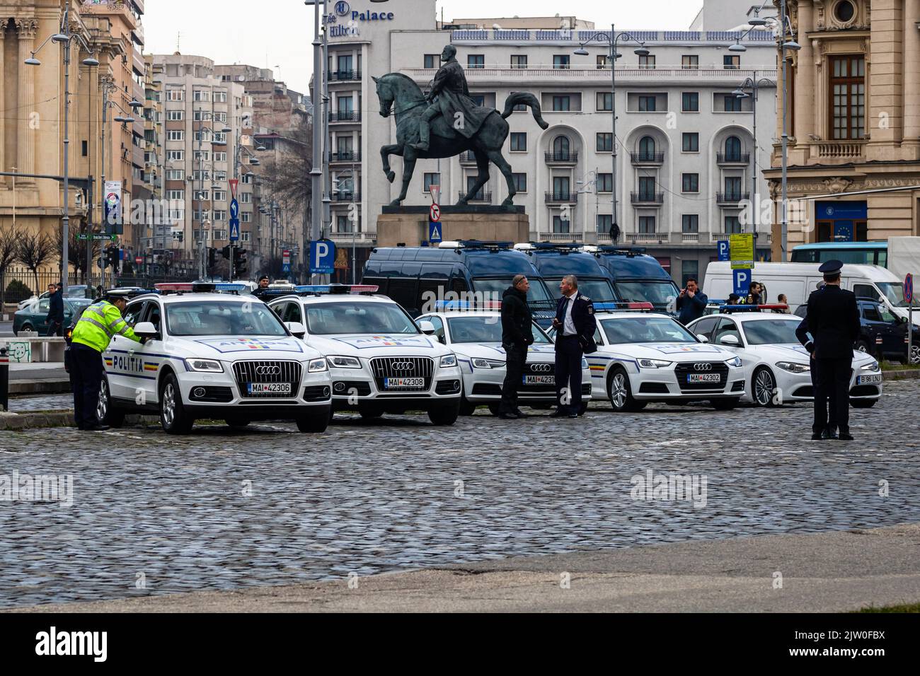 Romanian Police (Politia Romana) car show in Bucharest, Romania, 2022 ...