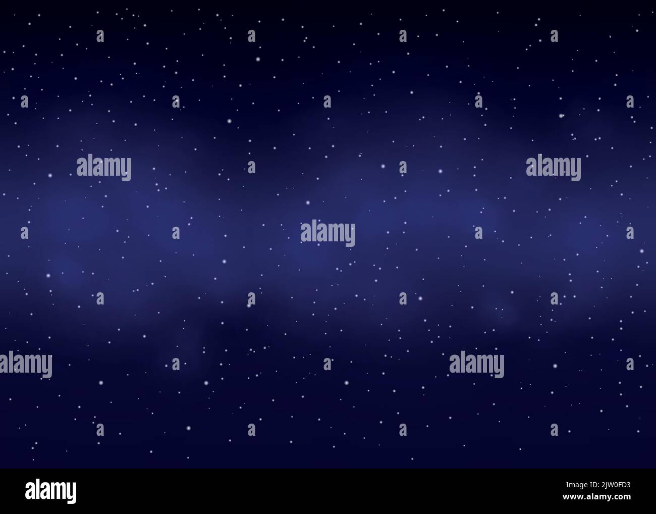 Dark blue outer space background with stars. Clear night sky Stock ...