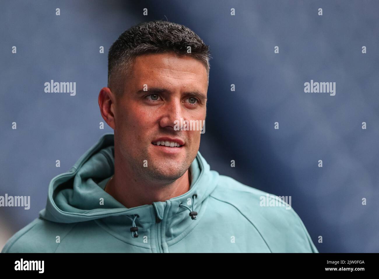 Martin Kelly of West Bromwich Albion arrives at the game ahead of the ...