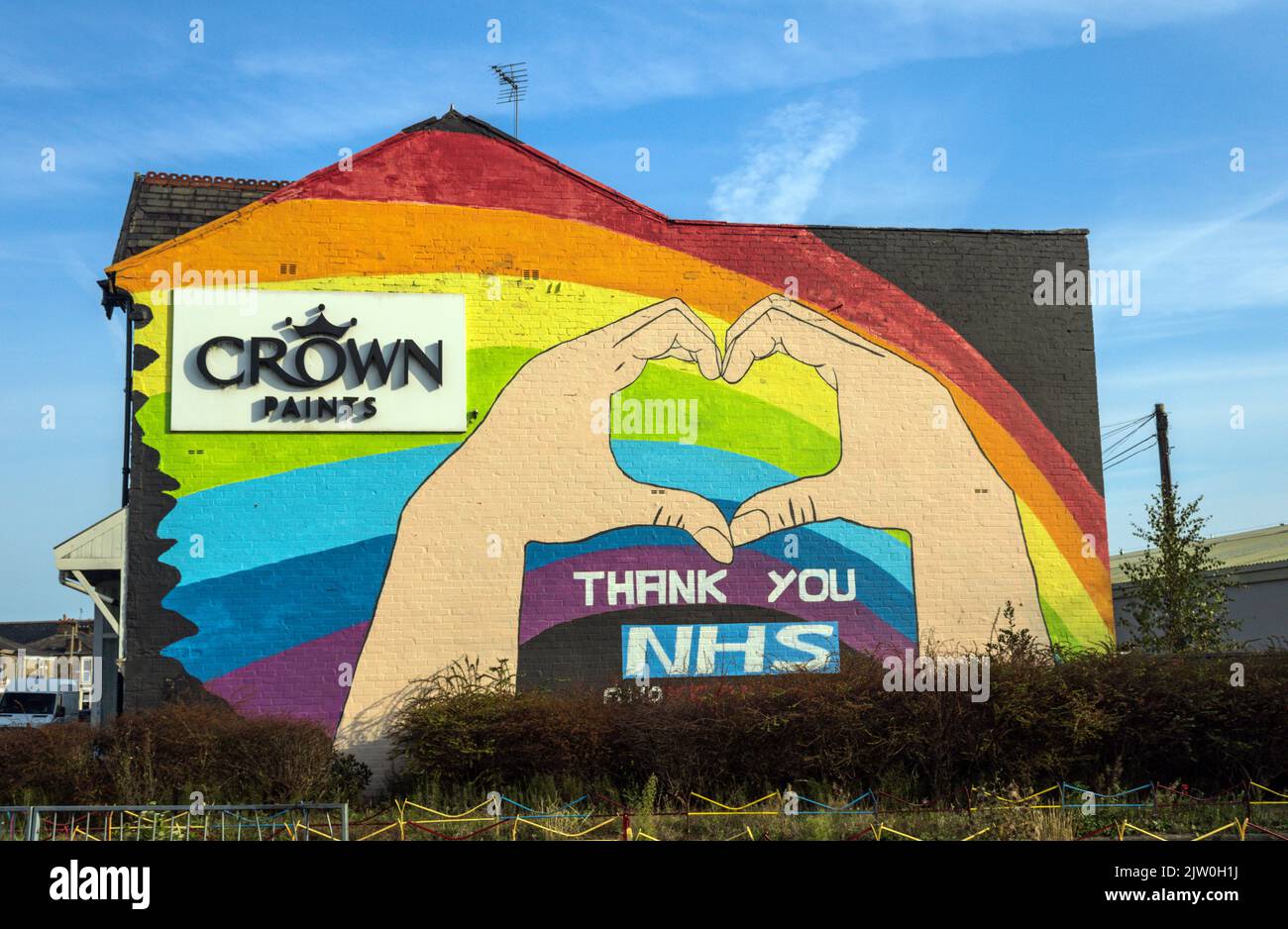 Nhs mural hi-res stock photography and images - Alamy