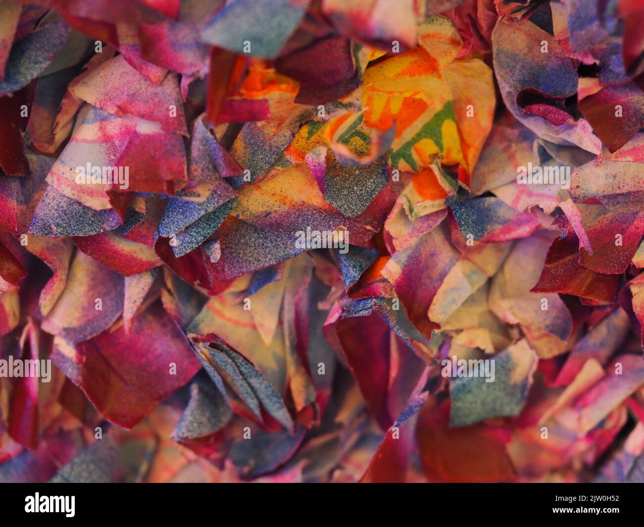 Macro Photography - Paper Art Abstract Stock Photo - Alamy
