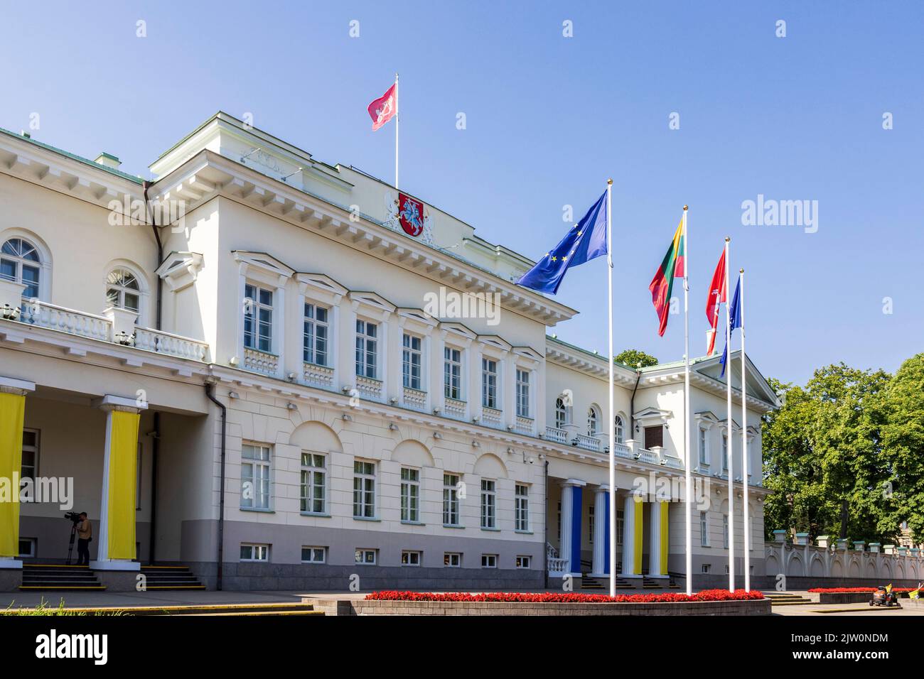 Parliament building, Vilnius, Lithuania, Baltics, Europe Stock Photo ...